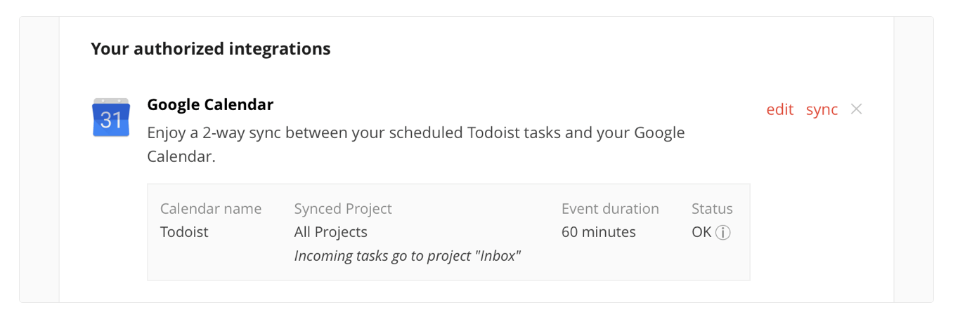 Todoist gains 2-way Google Calendar integration, Dynamic Type support ... Todoist gains 2-way Google Calendar integration, Dynamic Type support ...
