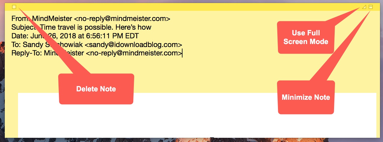 How To Turn An Email Into A Sticky Note On Mac Mid Atlantic Consulting Blog