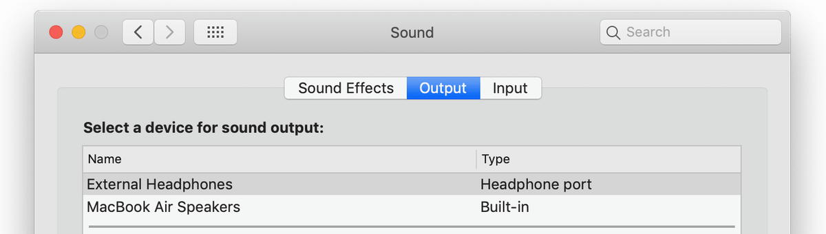 Macs with T2 chip treat the headphone jack and the internal speakers as ...