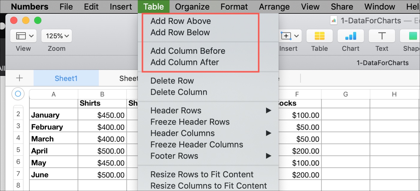 How To Add Delete Hide And Move Columns And Rows In Numbers On Mac Mid Atlantic Consulting Blog