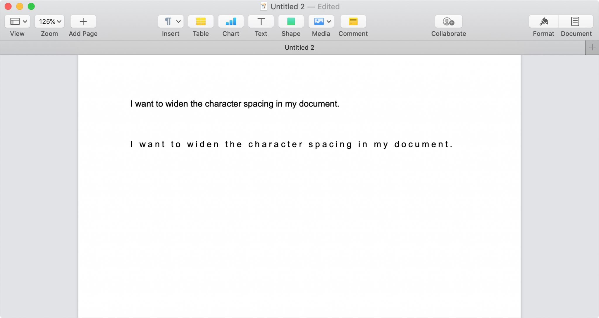 How To Adjust Character Spacing In Pages On Mac Mid Atlantic