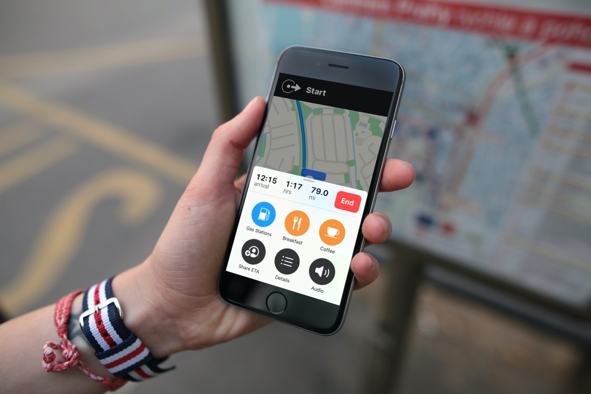 How To Save A Planned Route In Apple Maps