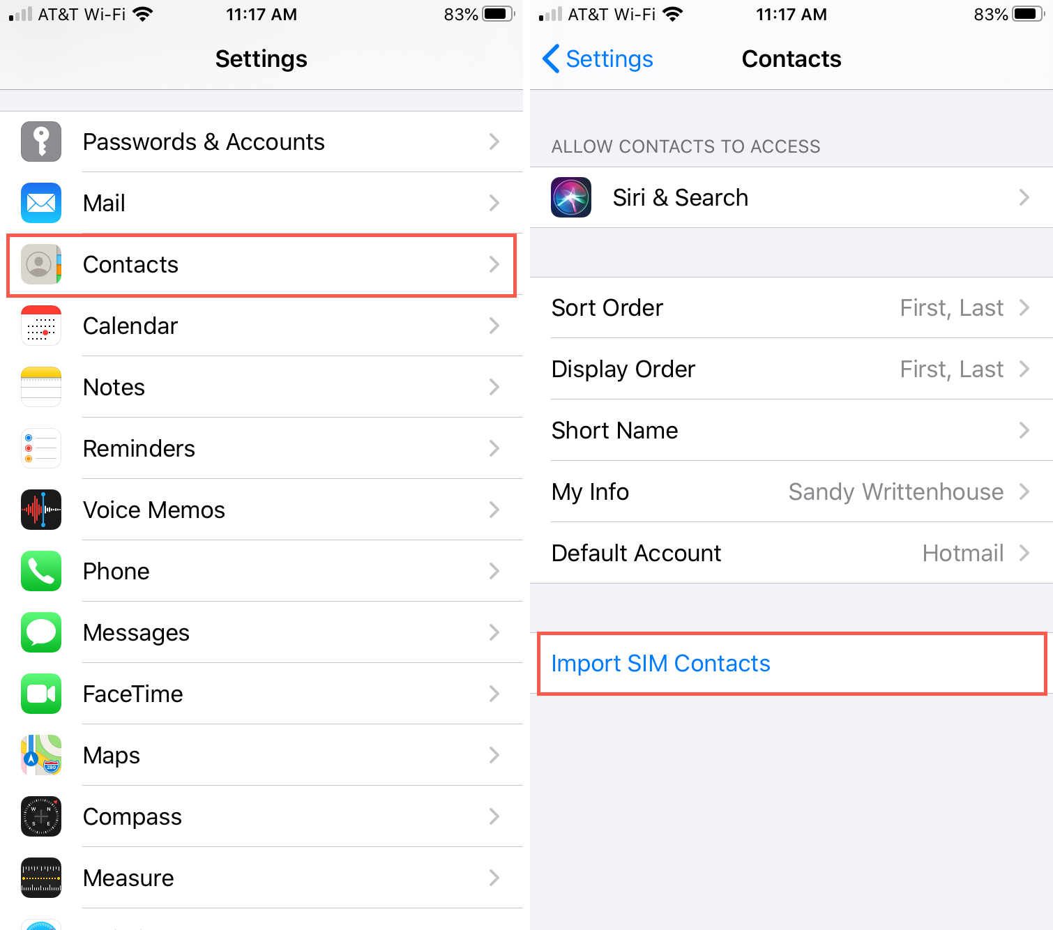 How To Import Contacts From A SIM Card To IPhone Mid Atlantic 