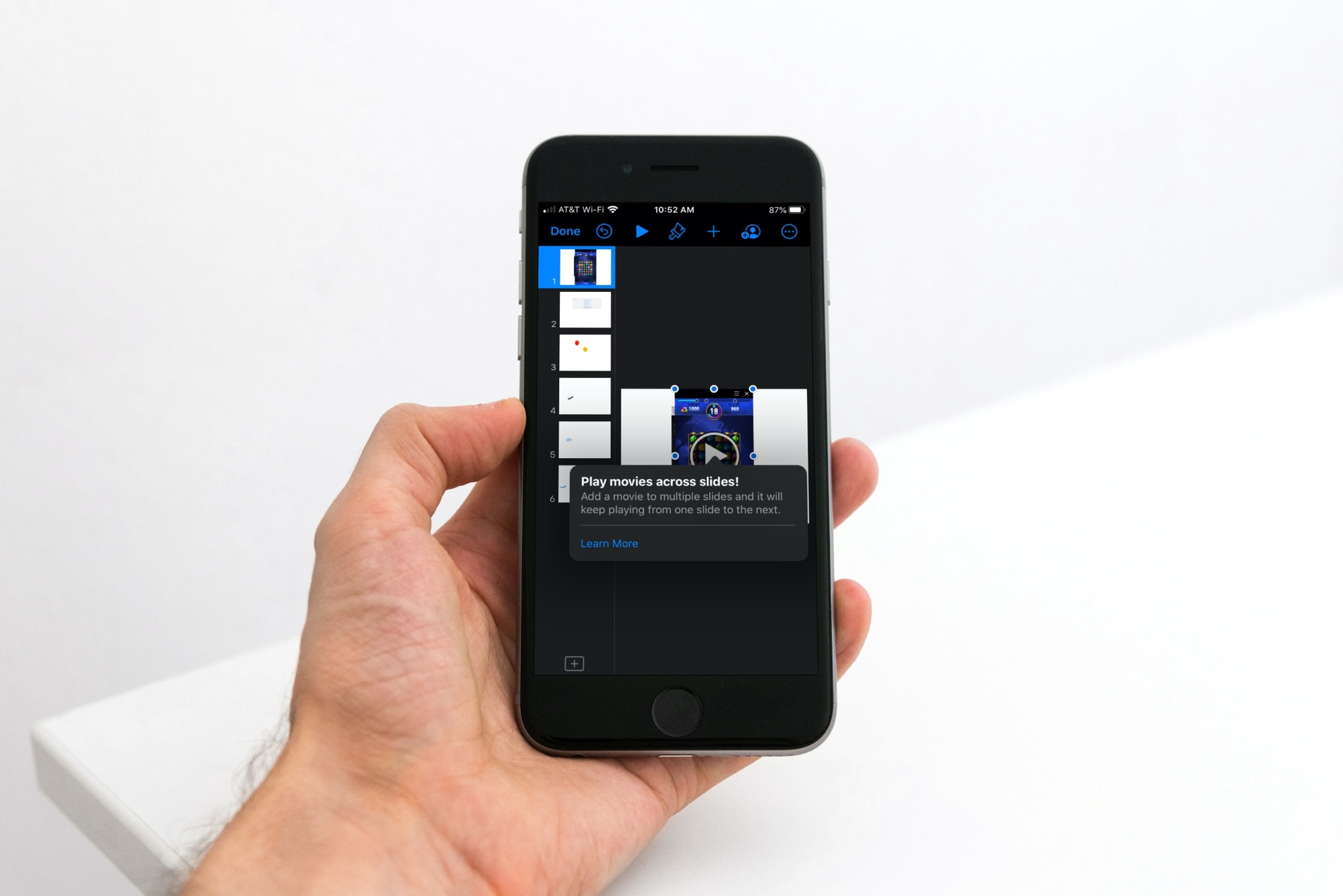 How To Play A Movie Or Audio Across Slides In Keynote On Mac And IOS