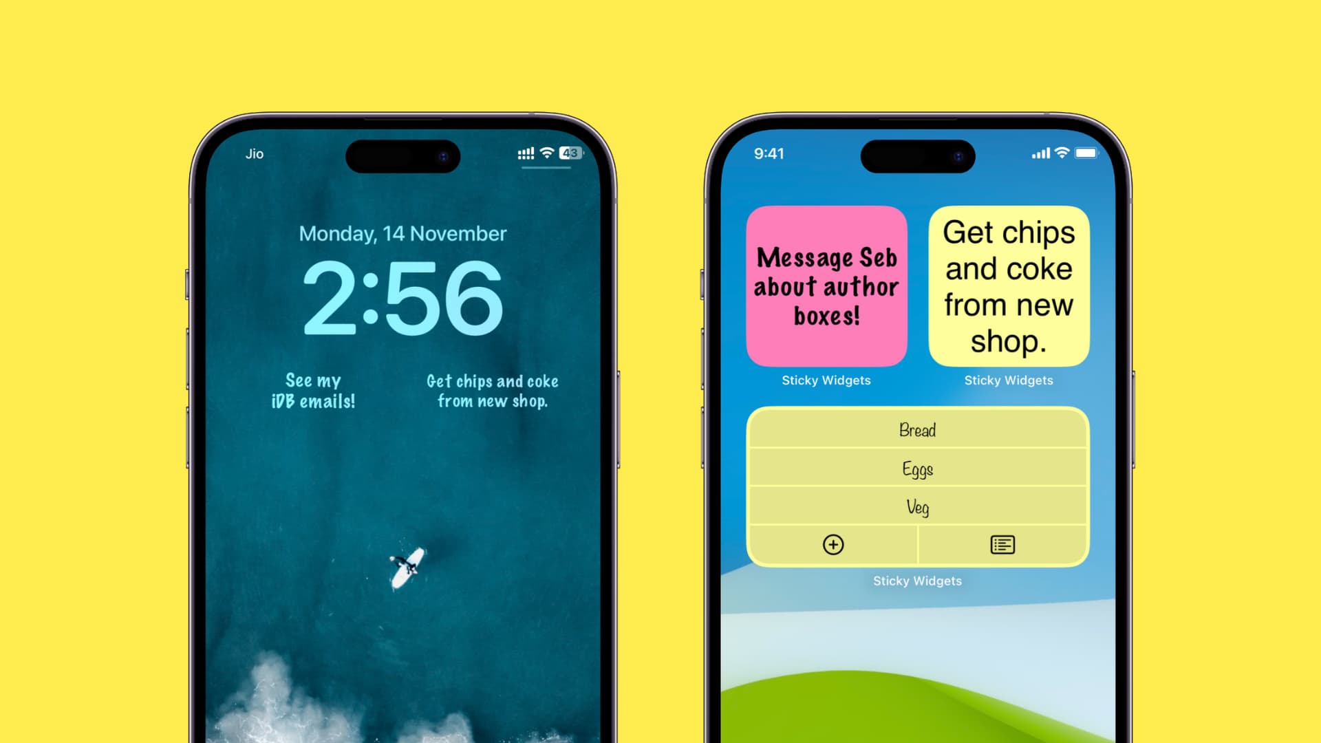 How To Add Sticky Notes To Your IPhone Or IPad Home Screen And Lock