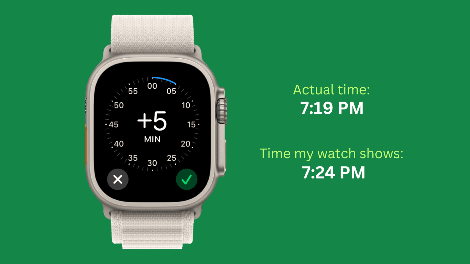 How To Set The Time On Your Apple Watch Ahead By A Few Minutes Mid 