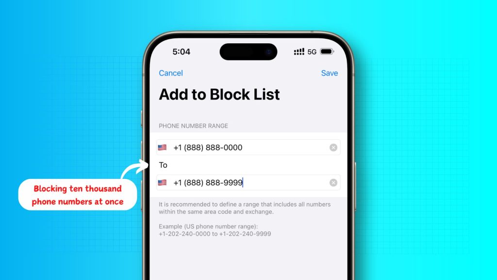 Why and how to block a range of phone numbers on your iPhone | Mid ...