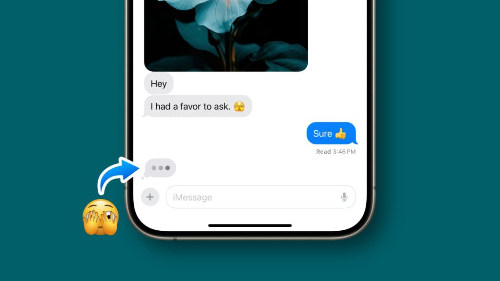 How to disable the typing bubble indicator in Messages on iPhone | Mid ...