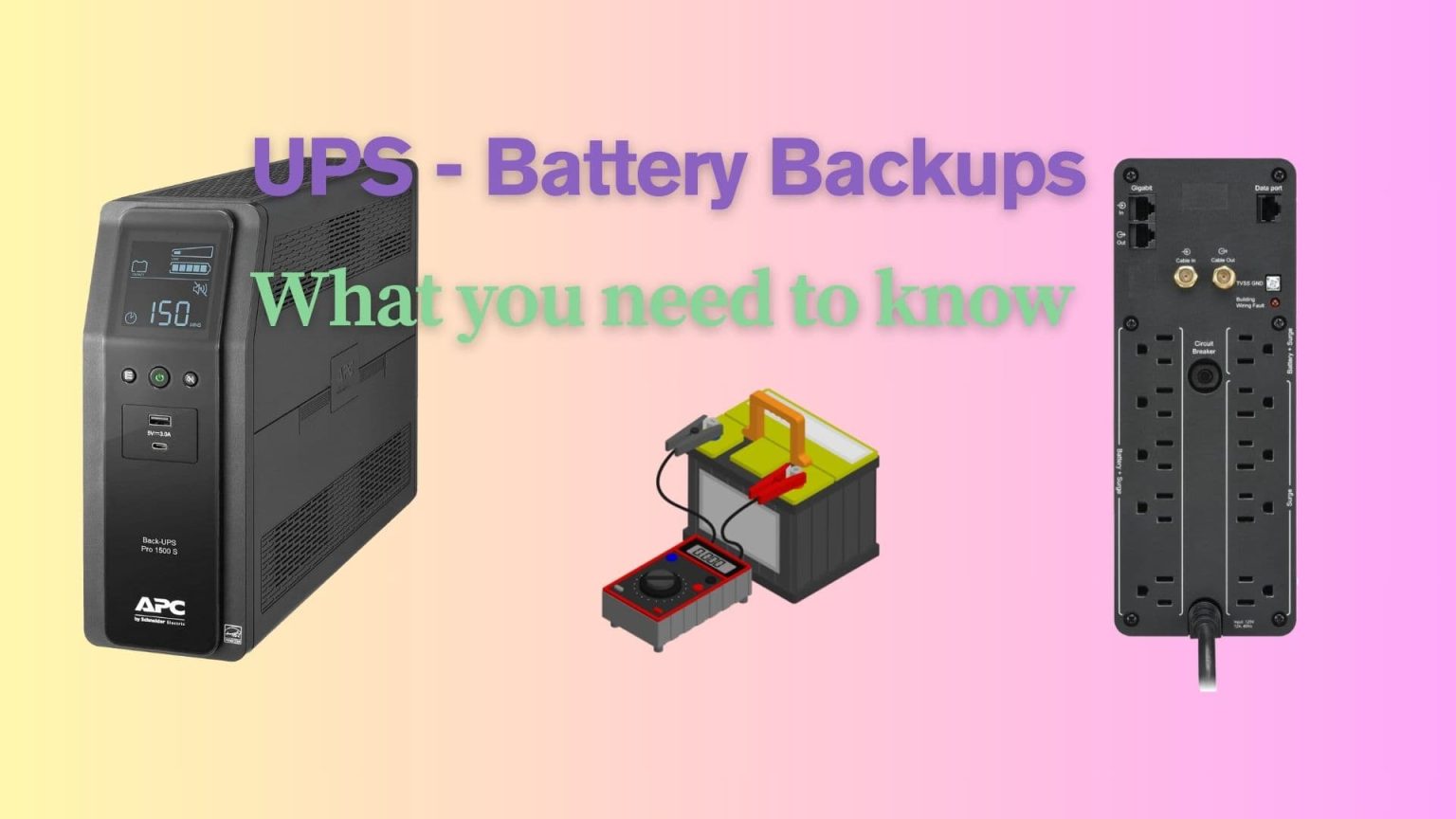Considering a battery backup for your computer? Here’s everything you ...